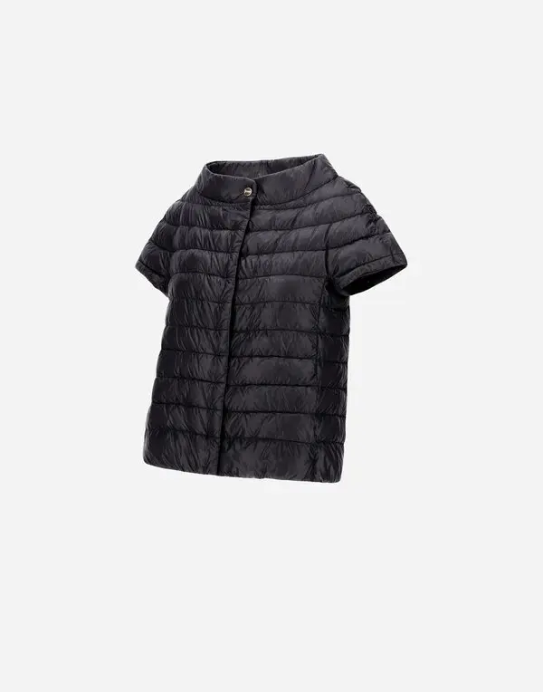 Herno Greta Short-sleeved Puffer Jacket - Black