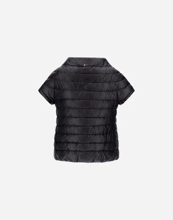 Herno Greta Short-sleeved Puffer Jacket - Black