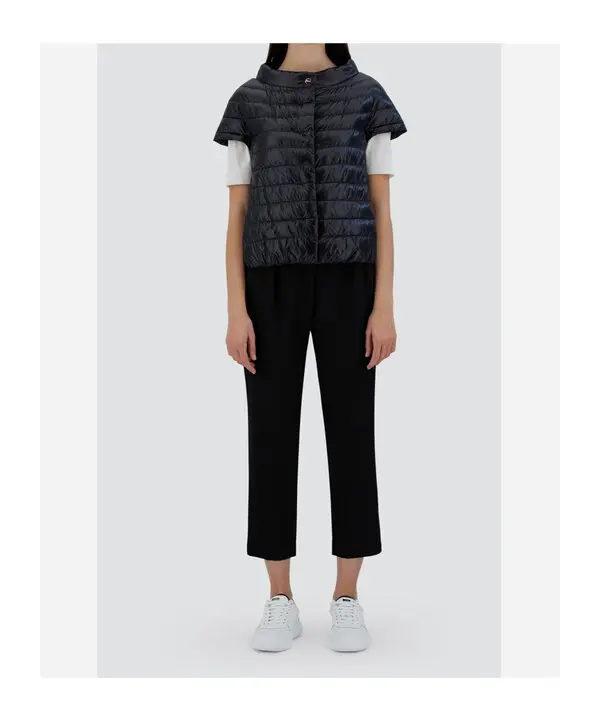 Herno Greta Short-sleeved Puffer Jacket - Black