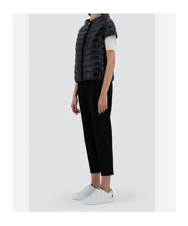 Herno Greta Short-sleeved Puffer Jacket - Black