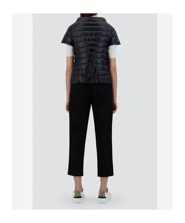 Herno Greta Short-sleeved Puffer Jacket - Black