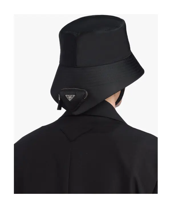 Prada Pouch Detailed Bucket Hat