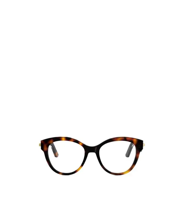 Dior Oval Frame Glasses - Black