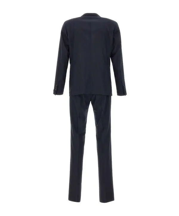 Tagliatore Double-breasted Slim Suits - Blue
