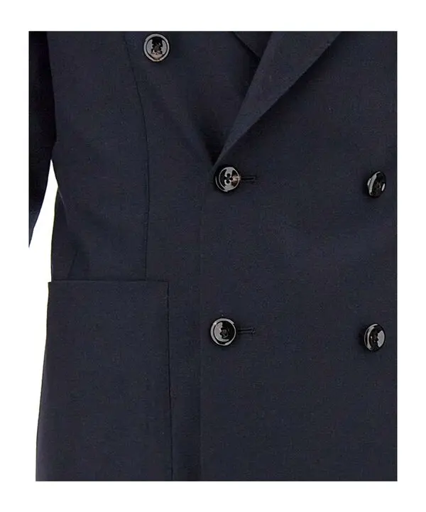Tagliatore Double-breasted Slim Suits - Blue