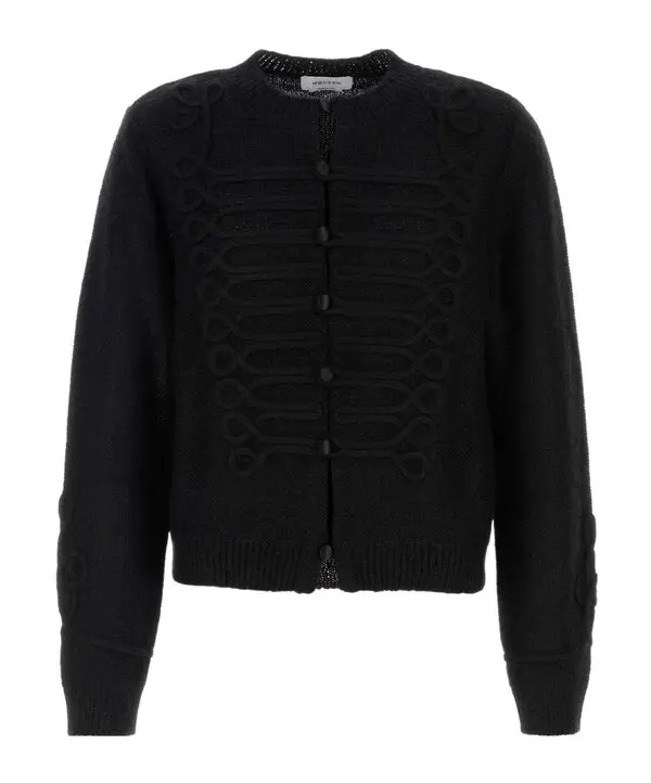 Alexander McQueen Embellished Crewneck Cardigan