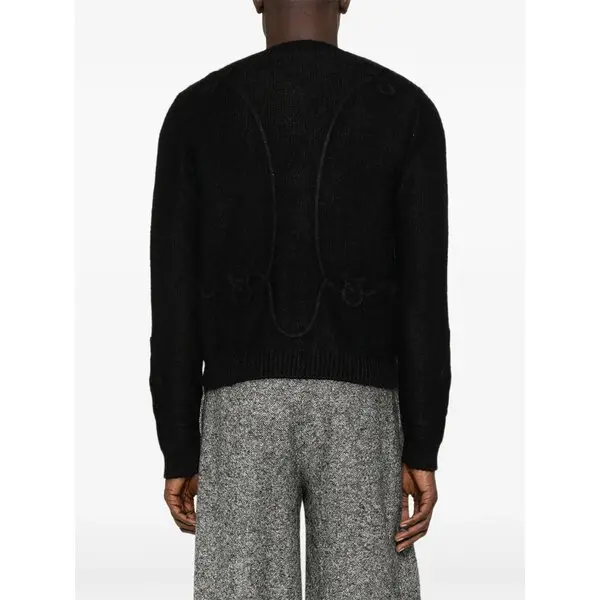 Alexander McQueen Embellished Crewneck Cardigan