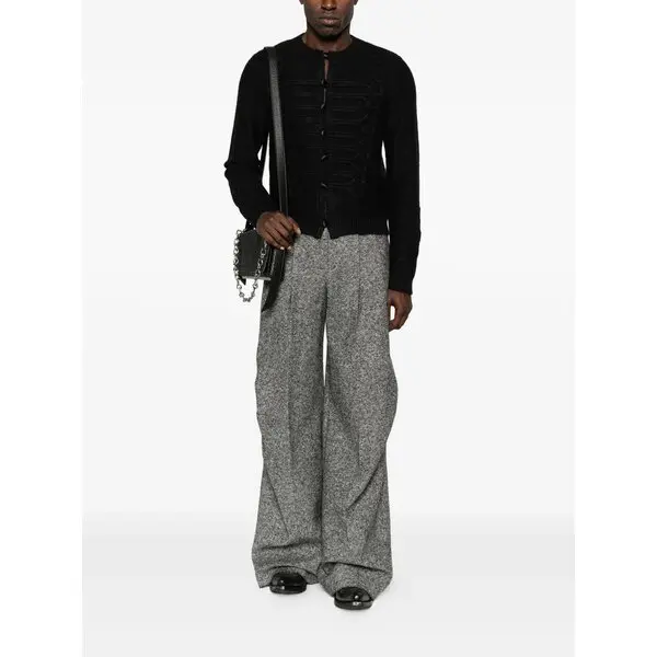 Alexander McQueen Embellished Crewneck Cardigan
