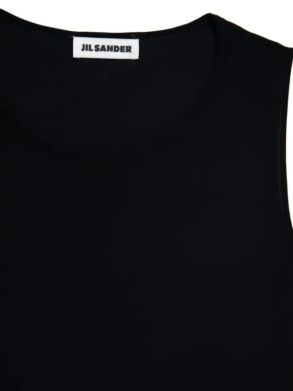 JIL SANDER Logo Crewneck Tank Top