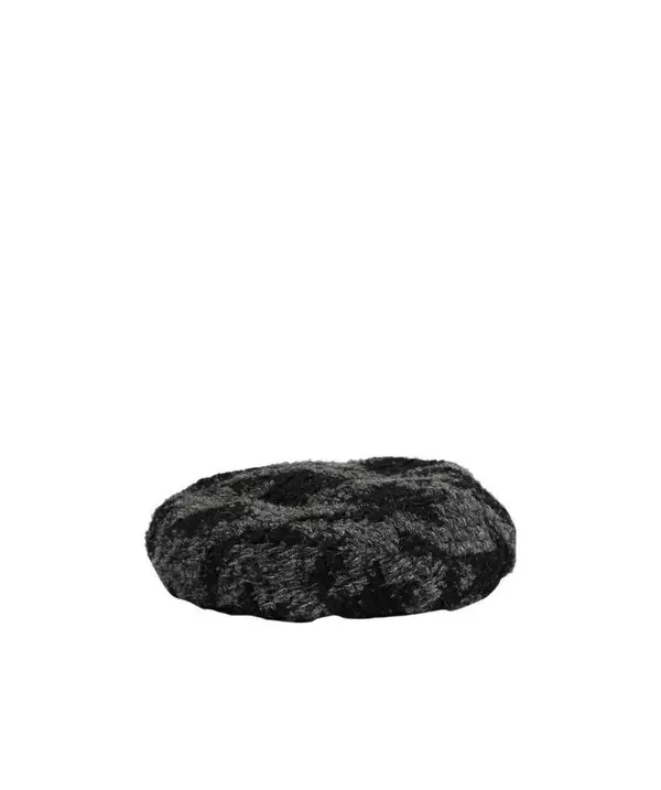 MAISON MICHEL Tweed Beret - Black