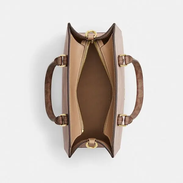 COACH Patterned Top Handle Bag
