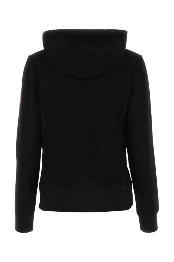 Canada Goose Logo Patch Drawstring Hoodie