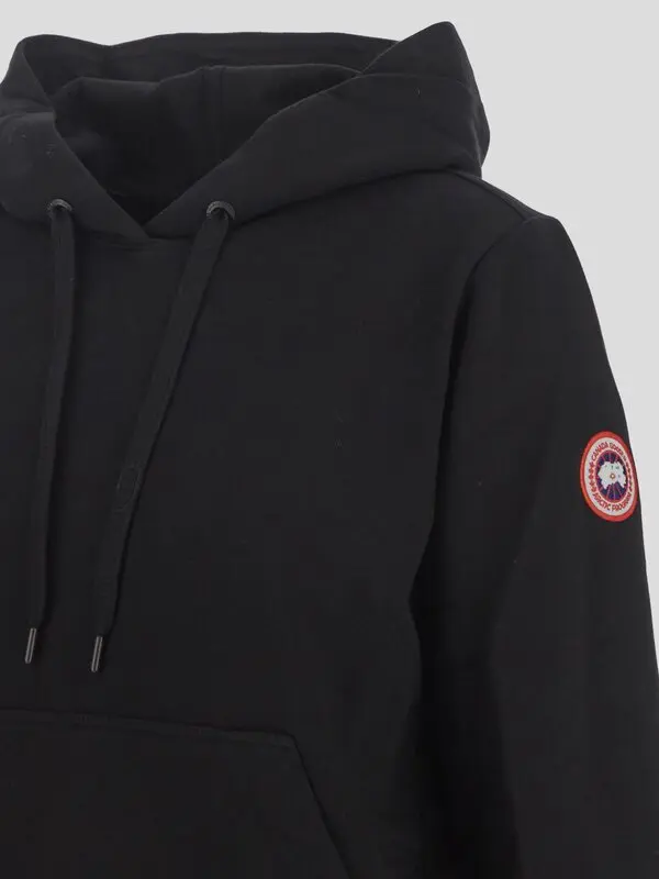 Canada Goose Logo Patch Drawstring Hoodie
