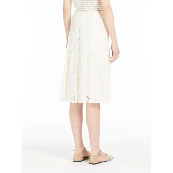 Max Mara Lace Pattern Skirt