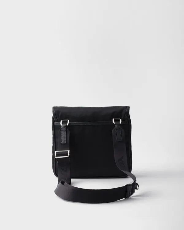 Prada Re-nylon And Saffiano Leather Shoulder Bag