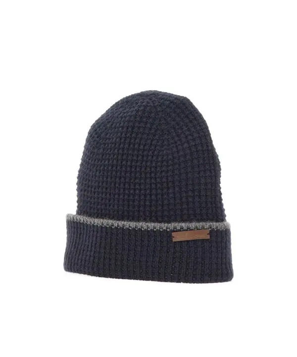 Kiton Textured Beanie - Black