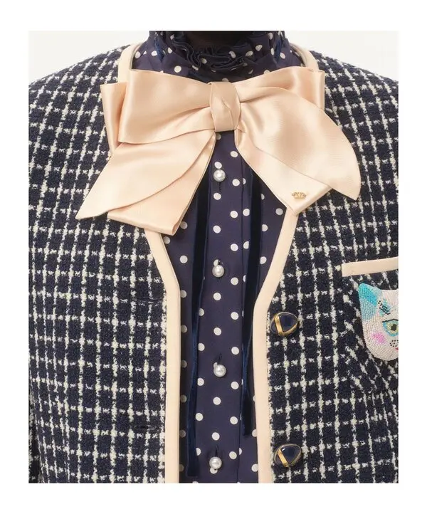 Valentino Garavani V-neck Button-up Jacket