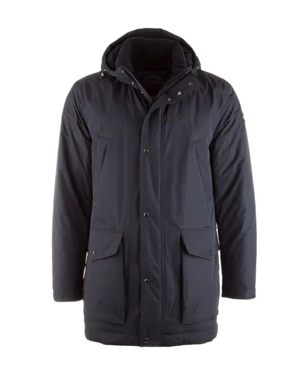 PAUL  SHARK Paul & Shark Cotton Parka With Stand Collar