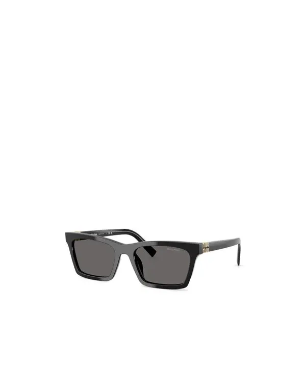 Miu Miu Square-frame Sunglasses With Patterned Temples