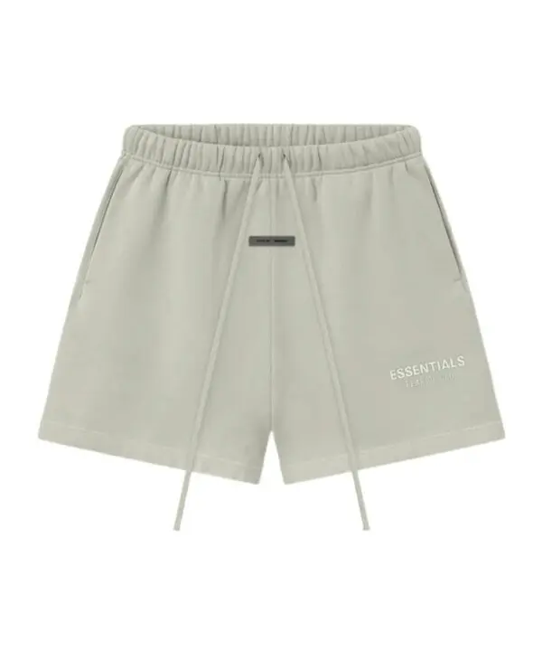 Fear Of God Logo Embroidered Elasticated Waist Shorts - Gray