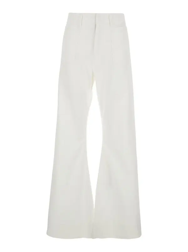 Celine Flare Jeans In Cotton Denim