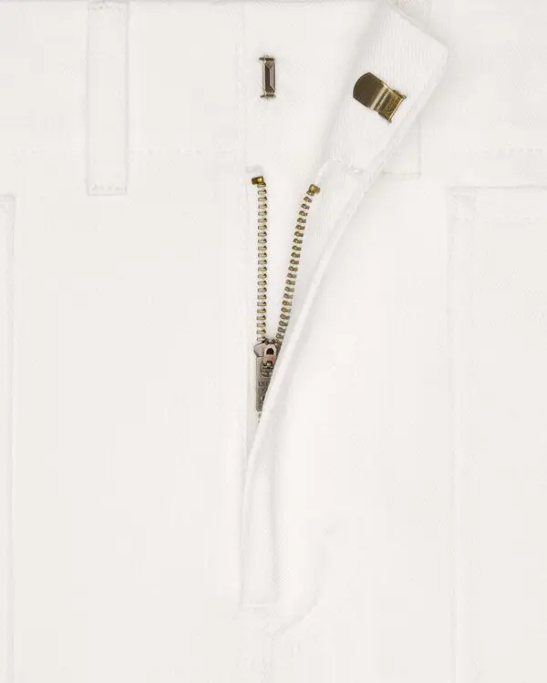 Celine Flare Jeans In Cotton Denim