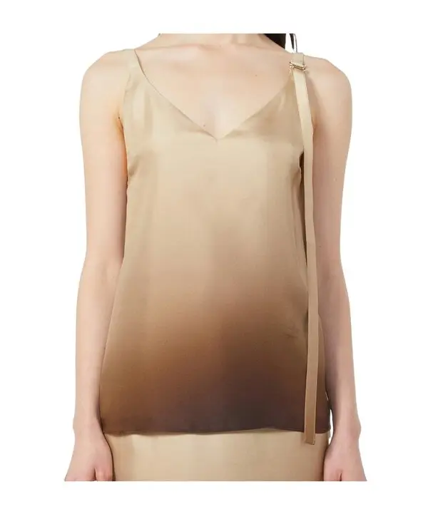 Sportmax Tie & Dye V-neck Top - No