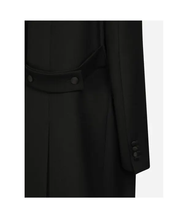 Dolce & Gabbana Long Double-breasted Tuxedo Coat