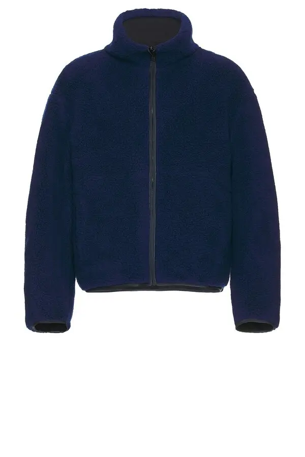 Givenchy Wool Fleece Bomber With Paris Embroidery