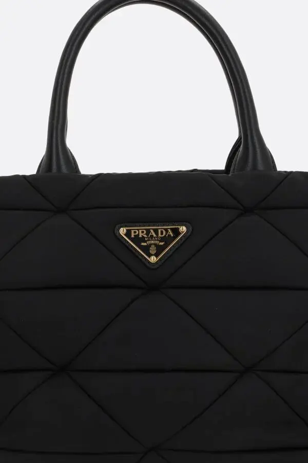 Prada Re-nylon Shoulder Bag With Padded Design