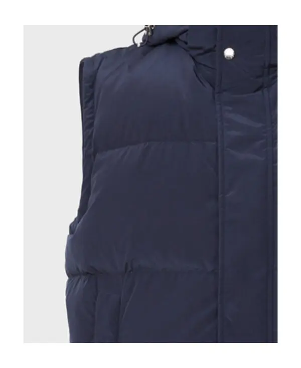 PAUL  SHARK Paul & Shark Logo Patch Hooded Down Vest