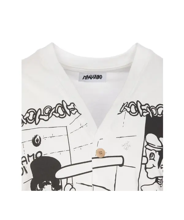 MAGLIANO Graphic Printed V-neck Vest
