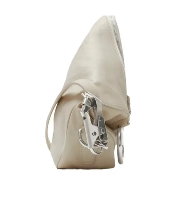 Burberry Small Knight Zipped Shoulder Bag - Nude