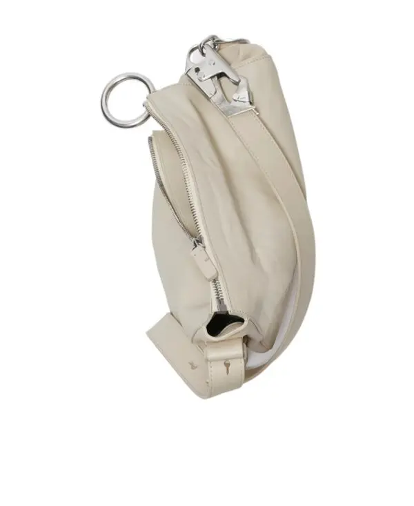 Burberry Small Knight Zipped Shoulder Bag - Nude