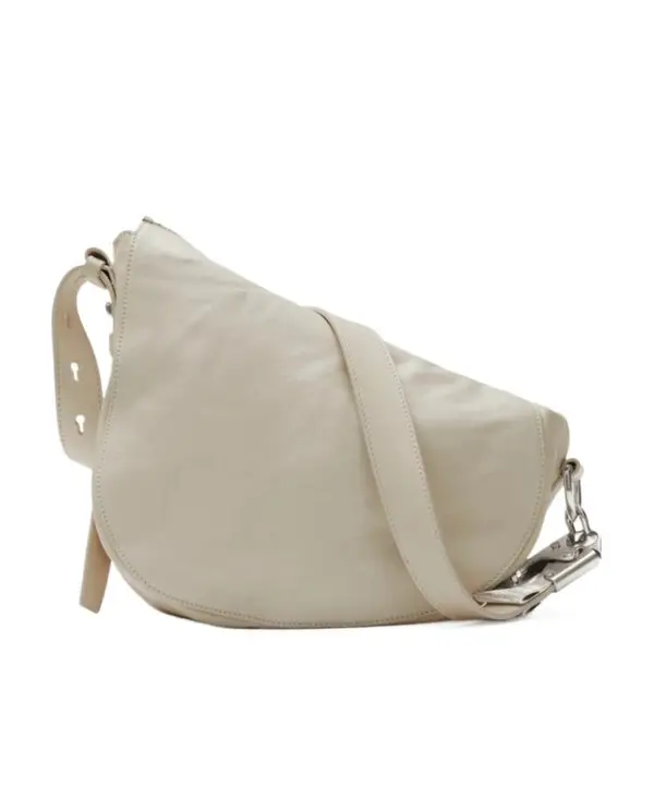 Burberry Small Knight Zipped Shoulder Bag - Nude