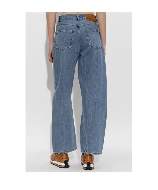 Mcm Belt Loop Jeans - Blue