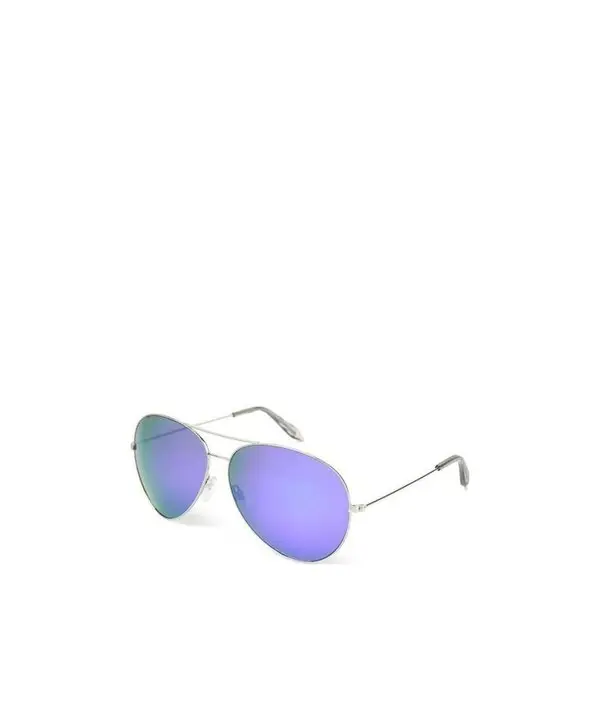 Victoria Beckham Classic Pilot Style Sunglasses - Blue