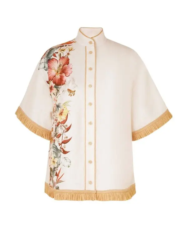 Zimmermann Lexi Casual Shirt - Pink