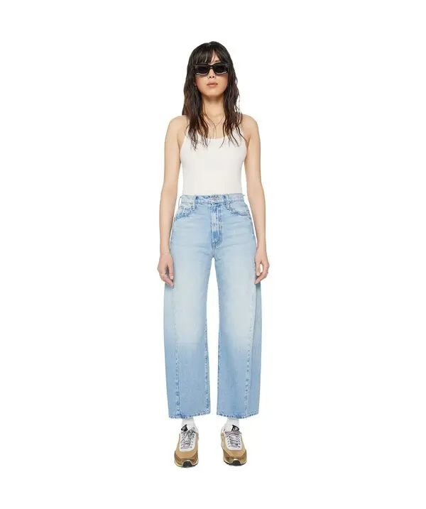 MOTHER Half Pipe High-rise Wide-leg Jeans - Blue
