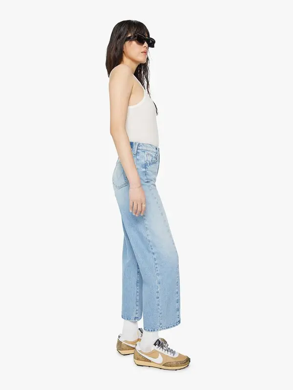 MOTHER Half Pipe High-rise Wide-leg Jeans - Blue