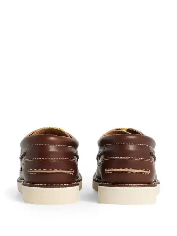 Dsquared2 Round Toe Boat Shoes With Tie Fastening