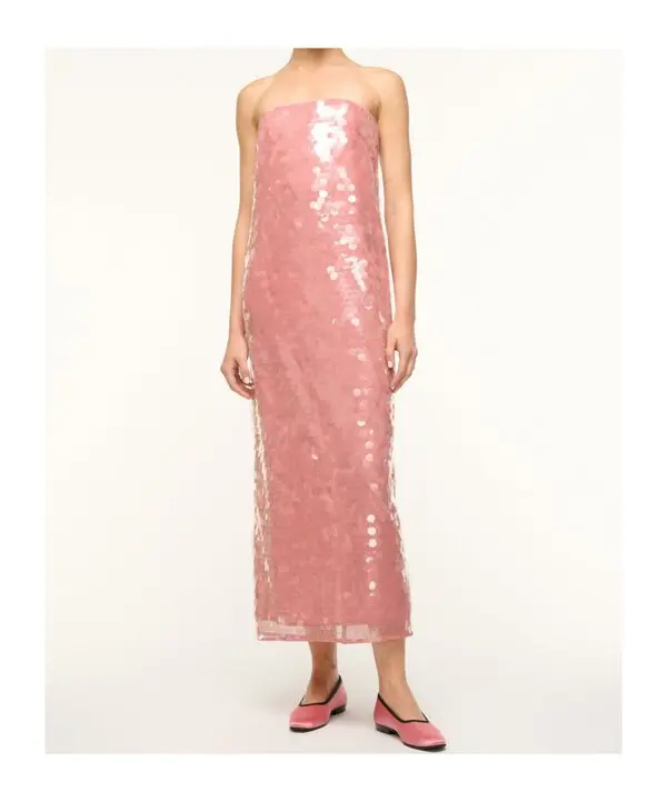 Staud Casey Sequin Maxi Dress