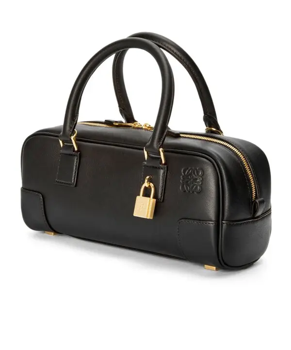 Loewe Amazona 23 Cropped Bag In Nappa Calfskin - Black