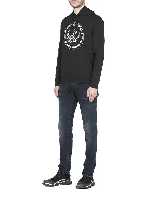 Alexander McQueen Checkerboard Graphic Hoodie