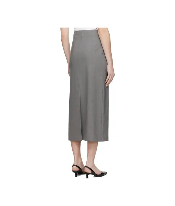 LOULOU STUDIO Midi Slit Skirt