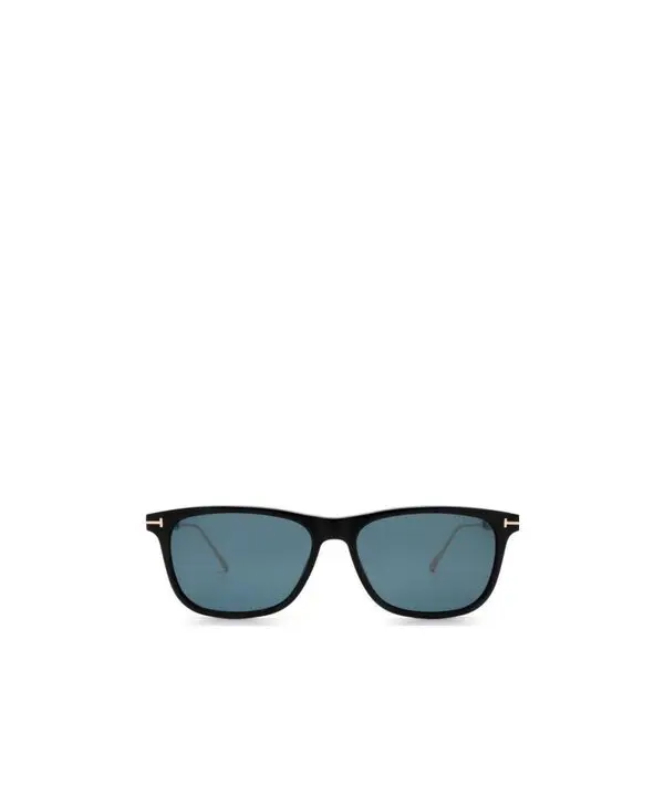 TOM FORD Caleb Rectangle Frame Sunglasses - Blue