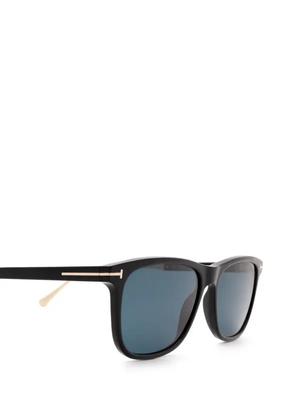 TOM FORD Caleb Rectangle Frame Sunglasses - Blue
