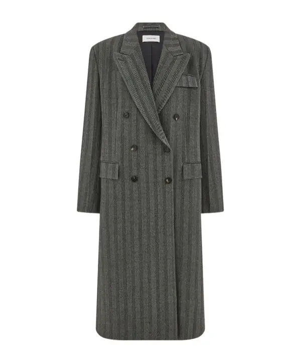 FERRAGAMO Double-breasted Chevron Coat