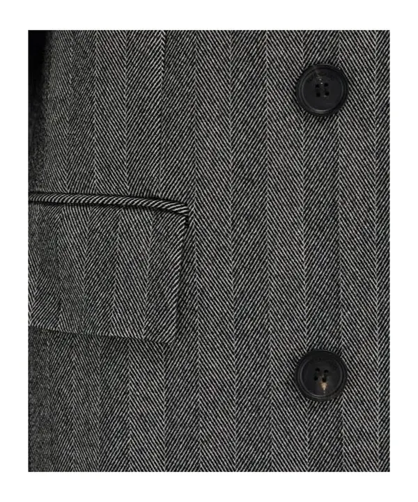 FERRAGAMO Double-breasted Chevron Coat
