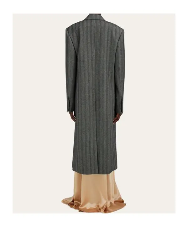 FERRAGAMO Double-breasted Chevron Coat